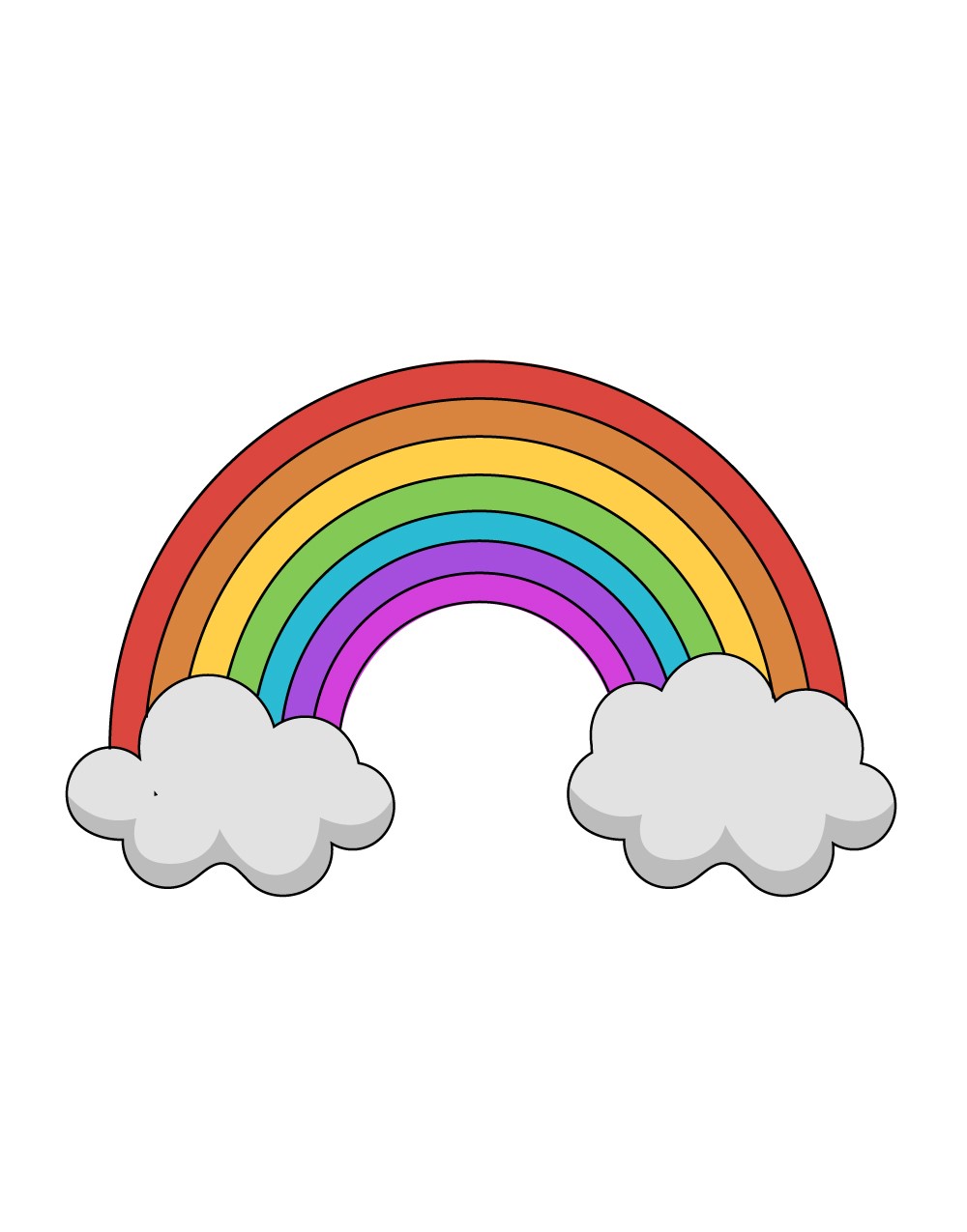 How to Draw a Rainbow: Step-by-Step Guide for Beginners - Drawings Easy ...