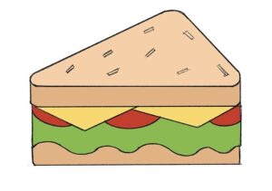 How to Draw a Sandwich: Step-by-Step Guide for Beginners - Drawings ...