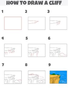 How to Draw a Cliff: Step-by-Step Guide for Beginners