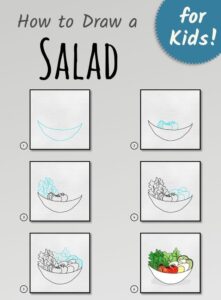 How to Draw a Salad: Step-by-Step Guide for Beginners
